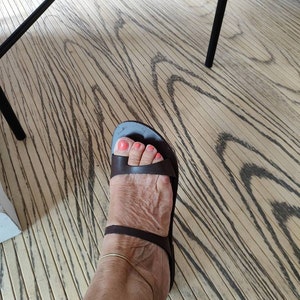 Greek Leather Sandals With Adjustable Straps, Women's Handmade to Order ...