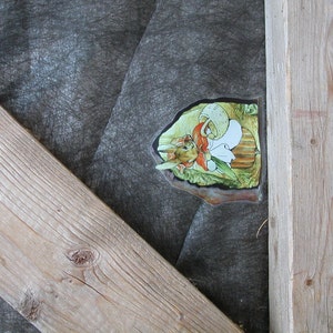 Cute Mouse Hole Wall Sticker Decal for Baseboard / Wall Mini Mural Mice ...