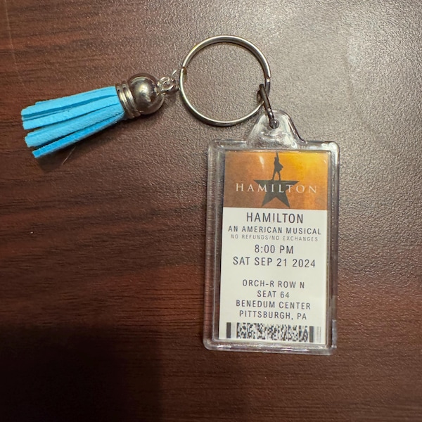 Beetlejuice Broadway Musical Ticket Keychain - Etsy