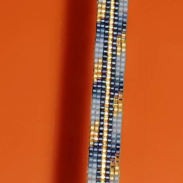 Easy Loom Bracelet Pattern, Miyuki Delica Chart, Bead Loom Diagram ...