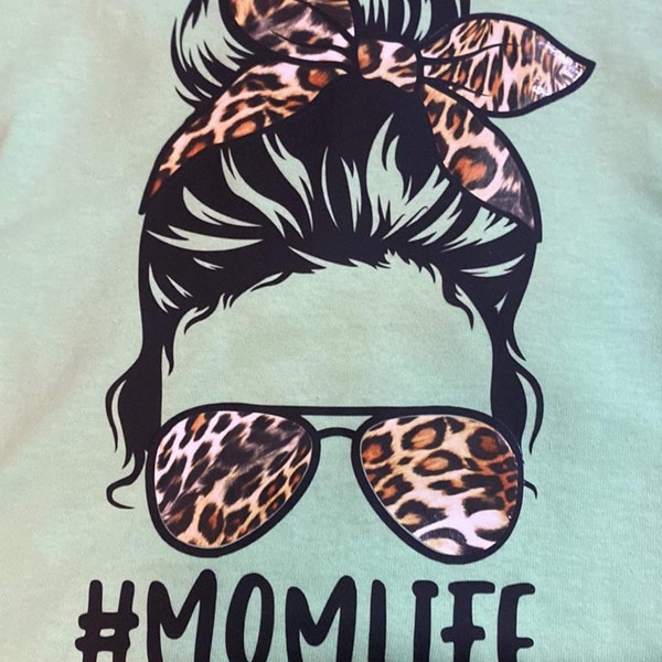 Momlife Png Svg, Messy Bun Hair Svg Png, Layered Mom Skull Svg Png, Mom ...