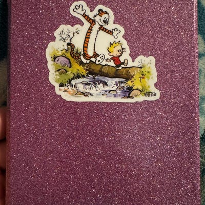 Calvin and Hobbes smallerhug Decal - Etsy