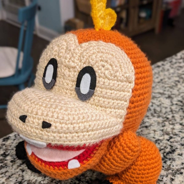 Fuecoco Crochet Pattern - Etsy