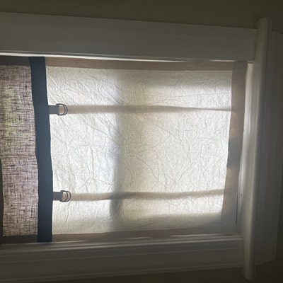 Cottage Valance Natural Beige or White Cotton Country French Curtain ...