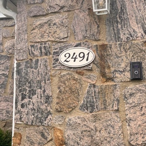 House Numbers Shop Sign with Arrow Business Address Sign | Etsy