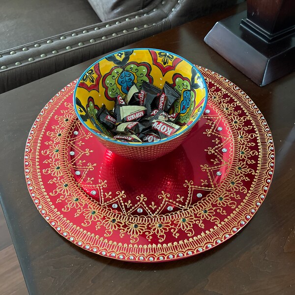 Colorful 6 Paper Mache Gift Boxes Set/henna Gift Box/holiday Gift Box ...