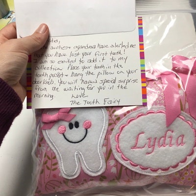 Tooth Fairy Pillow Pillow for Loose Tooth Baby Shower Gift - Etsy