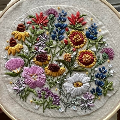 Australia Native Flowers Embroidery Pattern Instant Digital Download ...