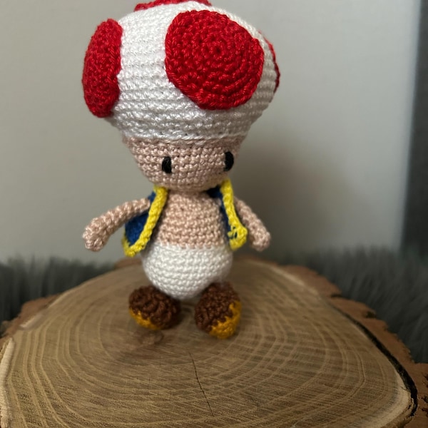CROCHET PATTERN - Toad Super Mario Bros - PDF File- English, French - Etsy