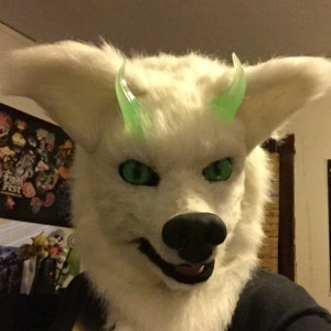 LED Costume / Fursuit Eyes AA Pack Custom 1.5 2 Acrylic 3-D Follow Me ...