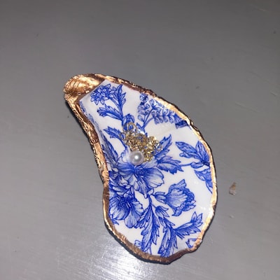 Oyster Shell Jewelry Dish Decorative Oyster Shell - Etsy