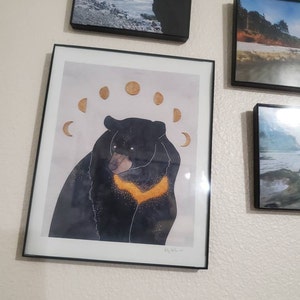 Moon Bear Print | Etsy