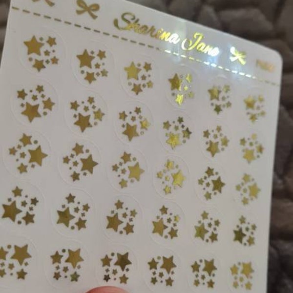 Foiled Swirly Corner Overlay Planner Stickers, Deco Corner Overlay ...