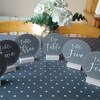 VINYL ONLY Wedding Vinyl Table Numbers Stickers Decal for Seating Plan ...
