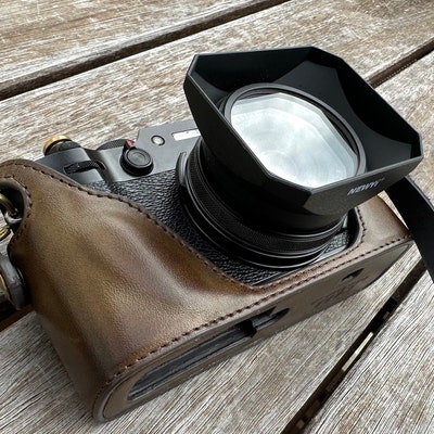 SONY A7C Leather Case ,vintage Brown or Black Half Case & Strap Set - Etsy