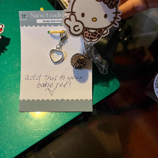 Pink Scrub Top Charm for Badge Reels and Shoe Charms Cute Nurse ...