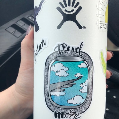 Travel More Sticker WATERPROOF - Etsy