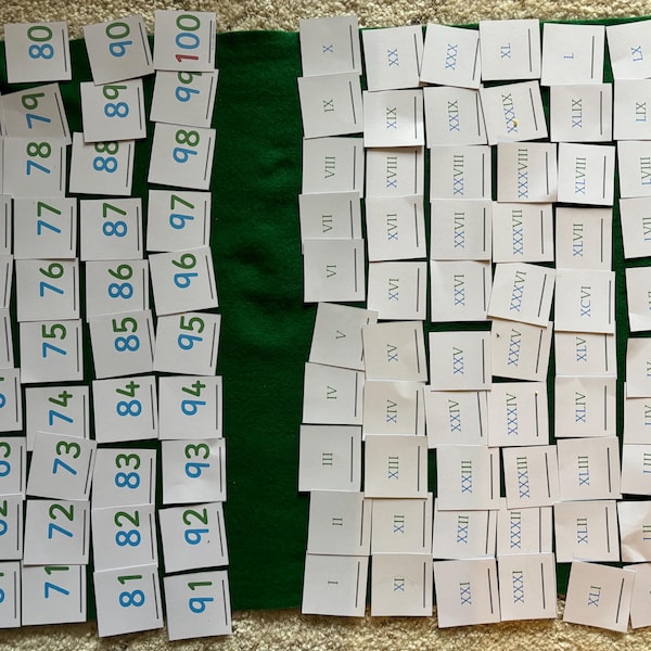 Montessori Math Addition Snake Game Cards (bead Stair Version) for ...