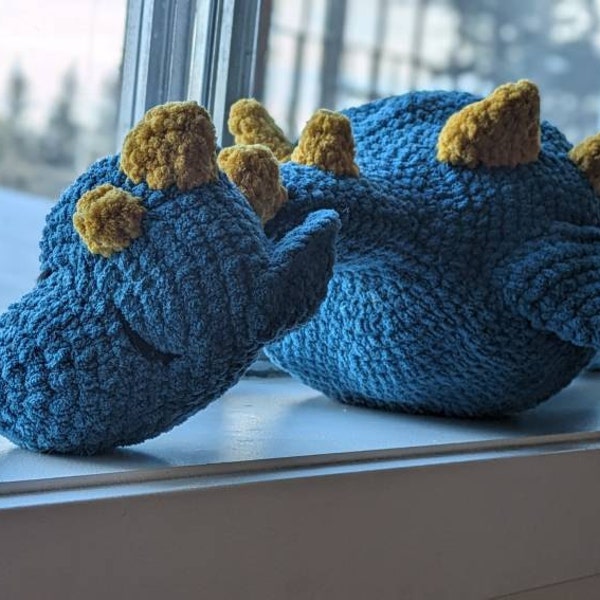 PDF Plush Big Dinosaur Crochet Pattern, Big Dinosaur Crochet Pattern ...