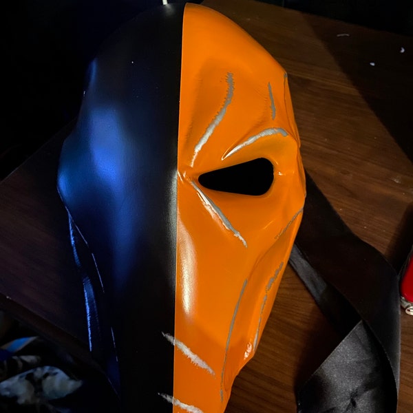 Deathstroke Helmet Mask and Backplate Comes Painted Costume Cosplay ...