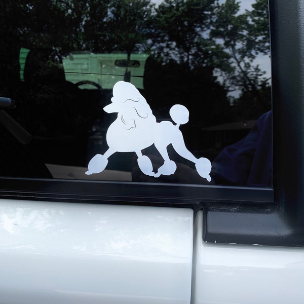 Dog Breed Decal - Standard Poodle (2) - Etsy