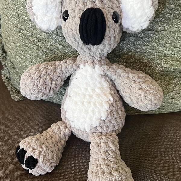 Kip Koala - PDF Crochet Pattern - LOW SEW Koala Bear Plushie / Stuffie ...