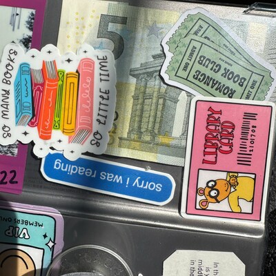 Arthur Library Card Sticker Kindle Sticker Bookish Sticker Book Lover ...