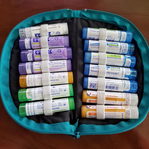 Zippered Pouch for 14 Homeopathic Remedies - Etsy