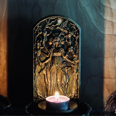 Our Lady Goddess of the Stars and Seas/ Altar Shrine/offering Bowl ...