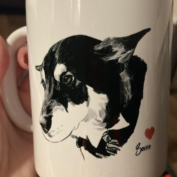 Custom Dog Mug, Dog Lover Gift, Pet Memorial, Dog Memorial Gift, Pet ...