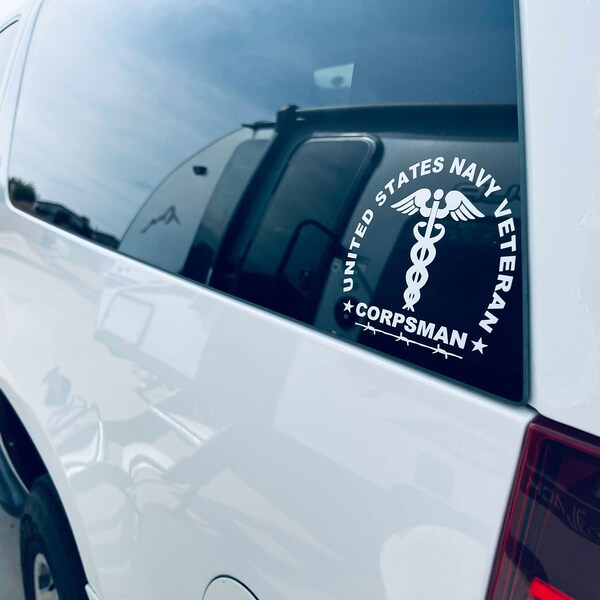 US NAVY FEMALE Veteran Decal - Usn - United States Military Armed ...