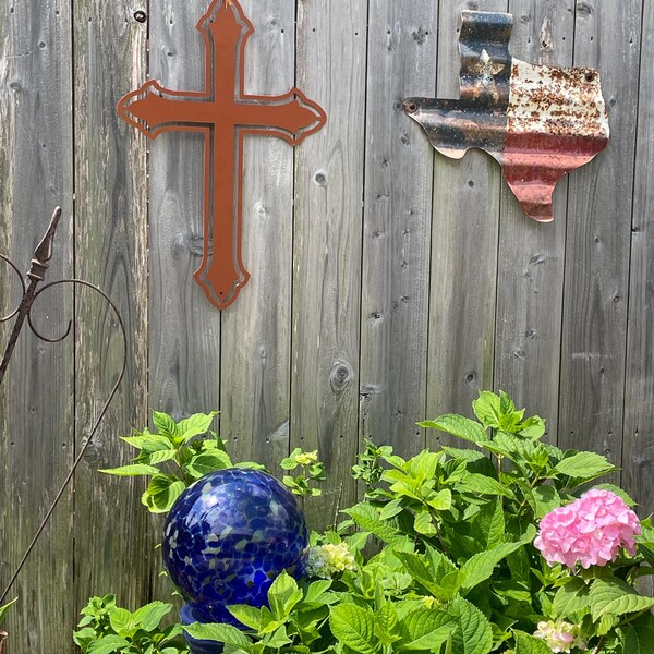 Christian Cross Sign, Metal Cross Sign, Metal Christian Sign, First ...