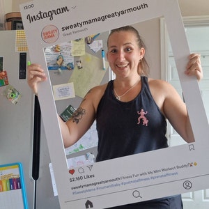 Customisable Social Media Selfie Frame Bespoke Instagram Effect ...