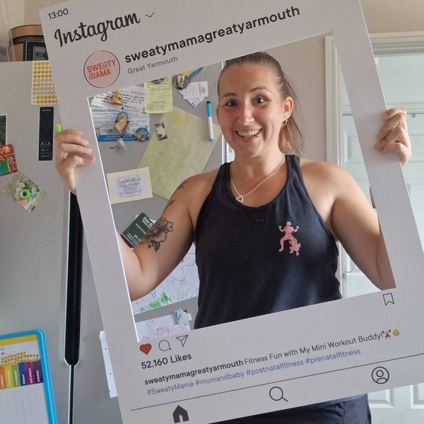 Customisable Social Media Selfie Frame Bespoke Instagram Effect ...