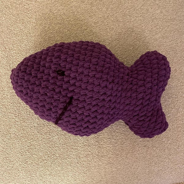 Colorful Fish Crackers Crochet Pattern No-sew - Etsy
