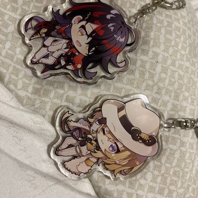 Hololive Vtuber Doujin Double-sided Acrylic Keychain Charm Volume.10 - Etsy Canada