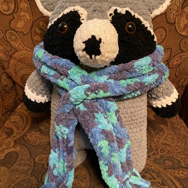Crochet Amigurumi Pattern Eric the Racoon - Etsy