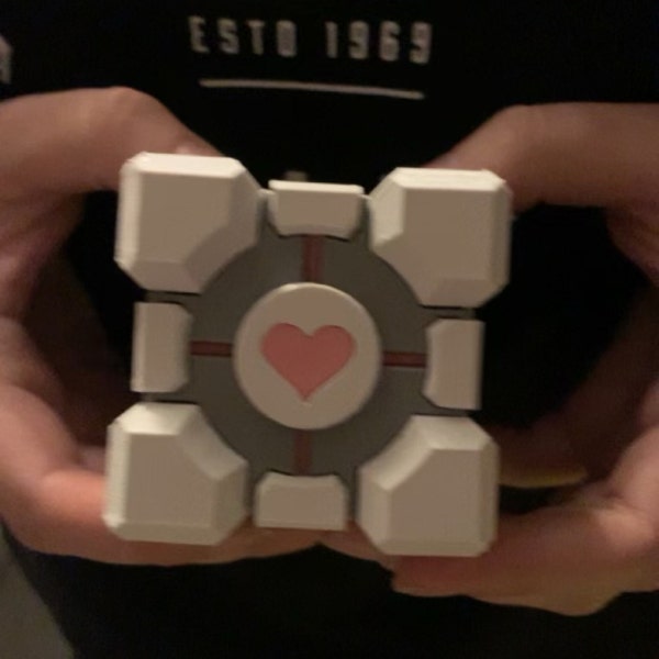 Portal Weighted Companion Cube Aperture Science, Inc 3D Print - Etsy