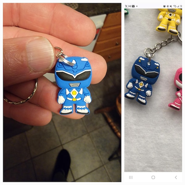 Power Rangers Keyrings/keychains | Cartoon Cute Emo Kids Goth Fun Jake ...