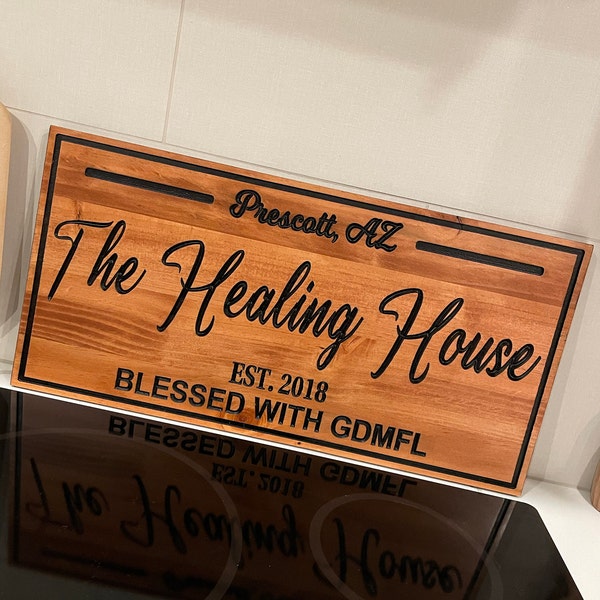 Custom Rustic Cottage Sign | Custom Engraved Lakehouse Sign | Outdoor ...