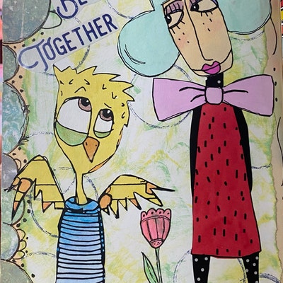 Pokey Out Page Borders borders That Peek Out the Top of Your Journal - Etsy