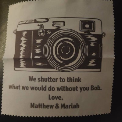 Photo Lens Cloth, Personalized Lens Cloth, Glasses Cloth, Camera Lens ...