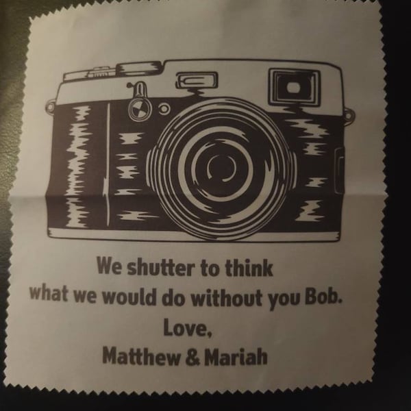 Photo Lens Cloth, Personalized Lens Cloth, Glasses Cloth, Camera Lens ...