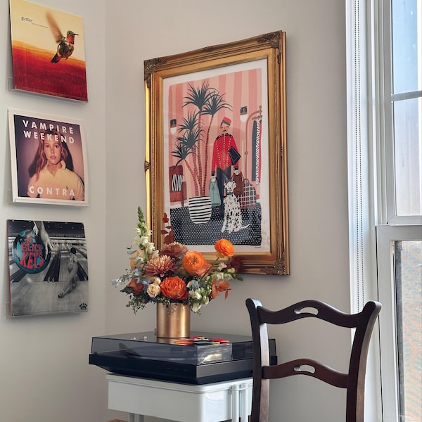 Electric Fan Art Print | Rainbow Painting | Unique Wall Art | Home ...