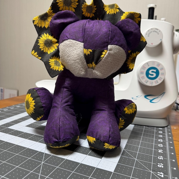 Larry Lion Toy Sewing Pattern PDF, Stuffed Lion Pattern, Stuffed Animal ...