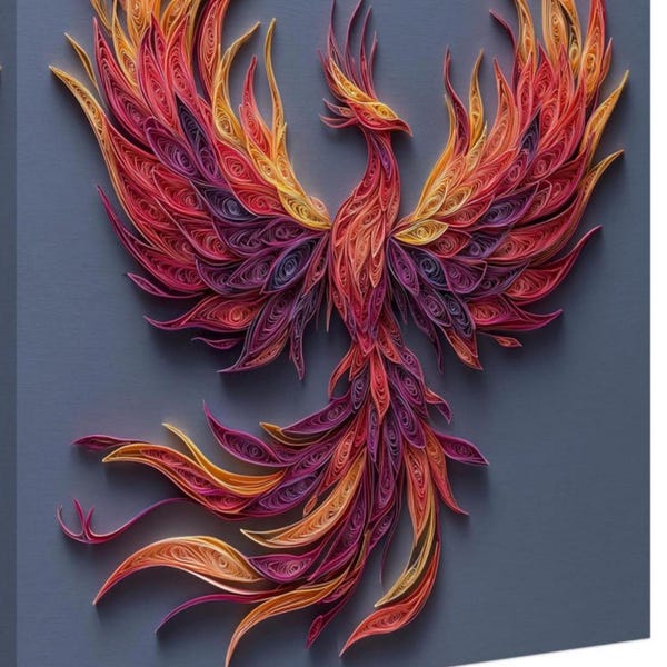 Scenic River Valley, Paper Quilling Artwork of Nature, Quilled Paper ...