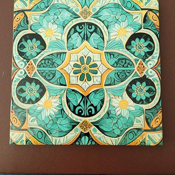 96 Designs! 6x6 Ceramic Tile Trivet. Mexican Style Tile Trivet for Hot ...