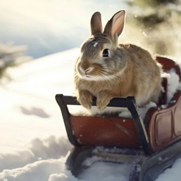 Personalized Bunny Rabbit Canvas Art - Customized With Your Rabbit's ...