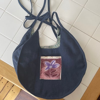 Round Bag With a Pouch Sewing Pattern One Size - Etsy