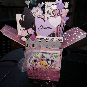 Custom Explosion Box Card Personalized Handmade Custom | Etsy